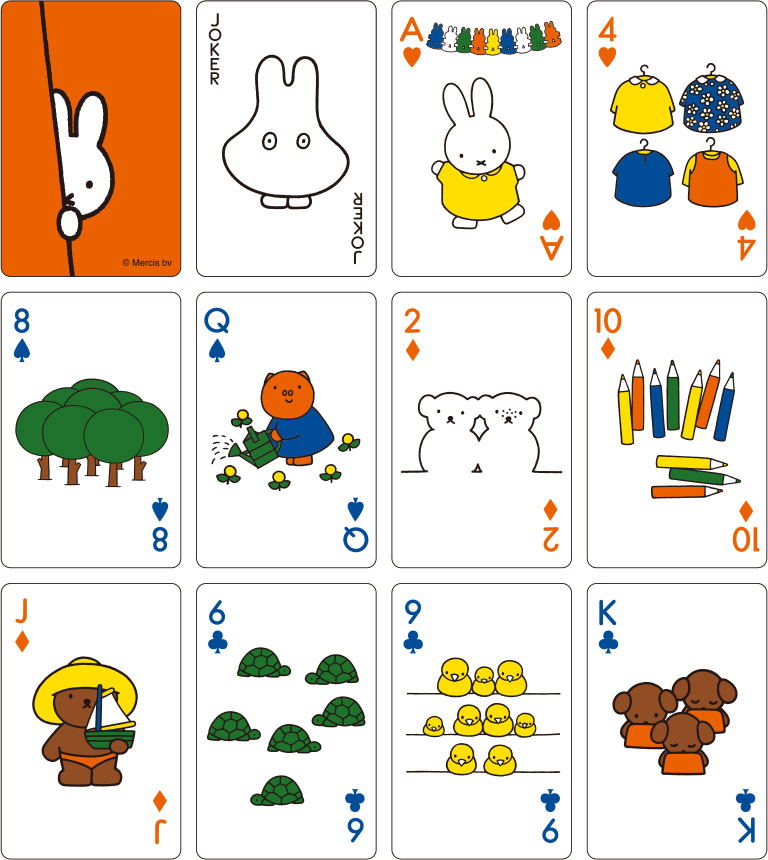 Miffy Playing Card Deck
