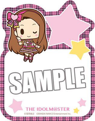 The Idolmaster Diecut Sticky: Minase Iori Mini Chara Ver.