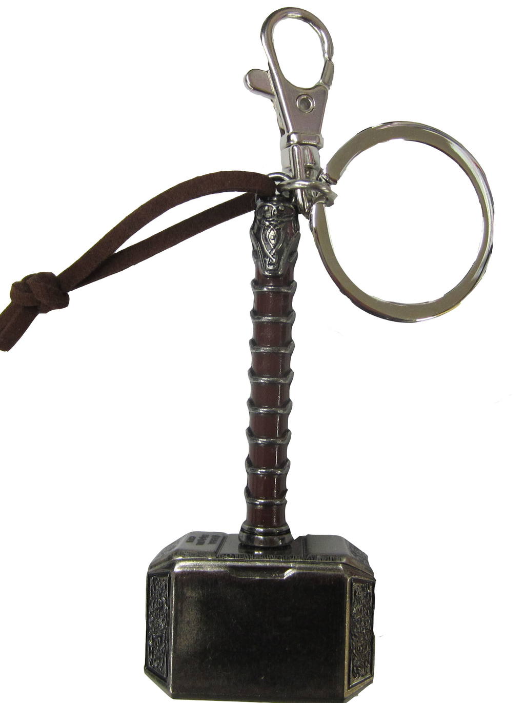 Marvel Thor Hammer 2 Pewter Key Ring