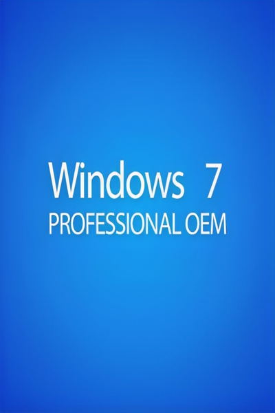 Microsoft Windows 7 Pro 32/64-bit, OEM (KEY ONLY) digital