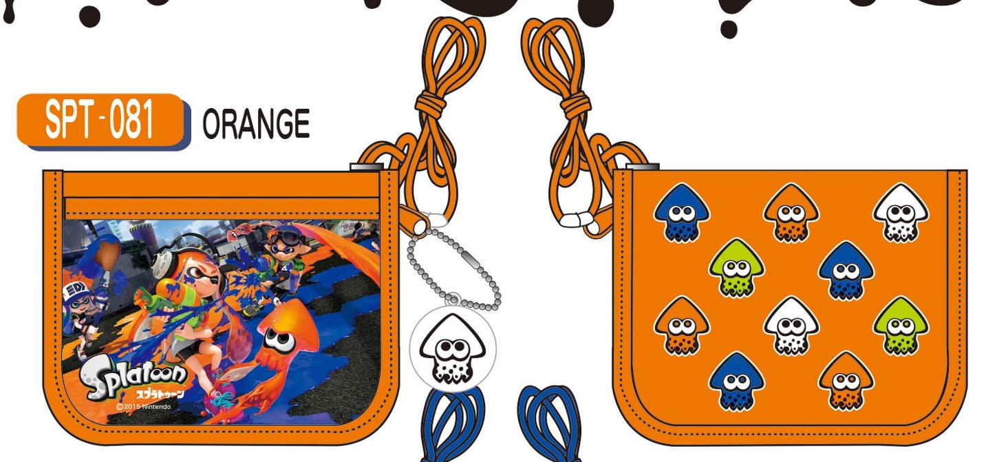 Splatoon RF Wallet Orange SPT-081