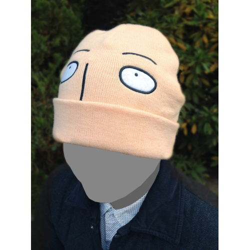 One Punch Man Knit Hat: Saitama