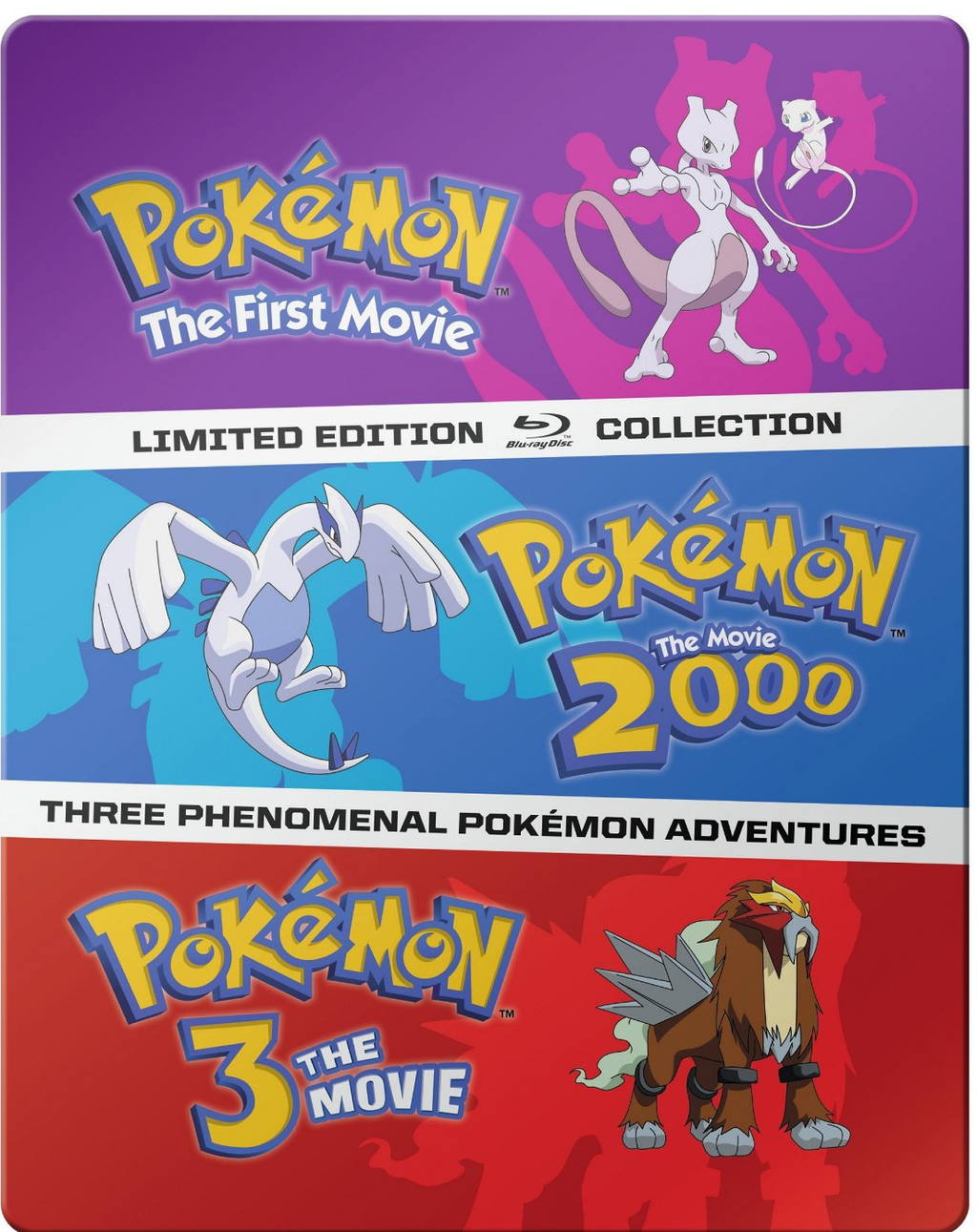 Pokémon: The Movies 1-3 Collection - Pokémon: The First Movie / Pokémon ...