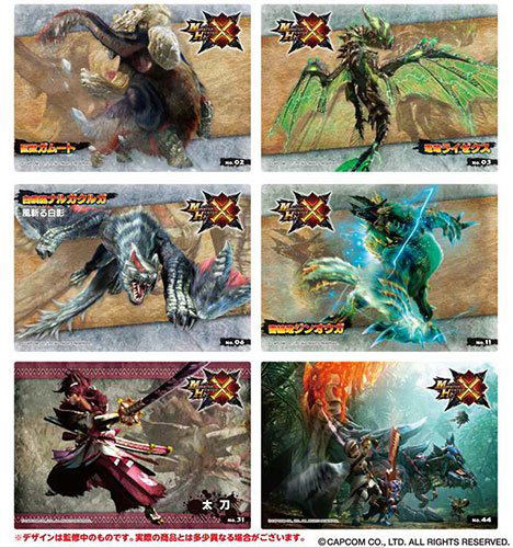 Monster Hunter X Clear Card Collection Gum 2 [First Release Limited ...