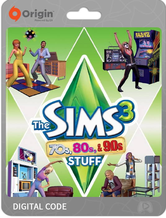 The Sims 3: 70s, 80s, & 90s Stuff (DLC) Origin DLC digital for Windows, Mac