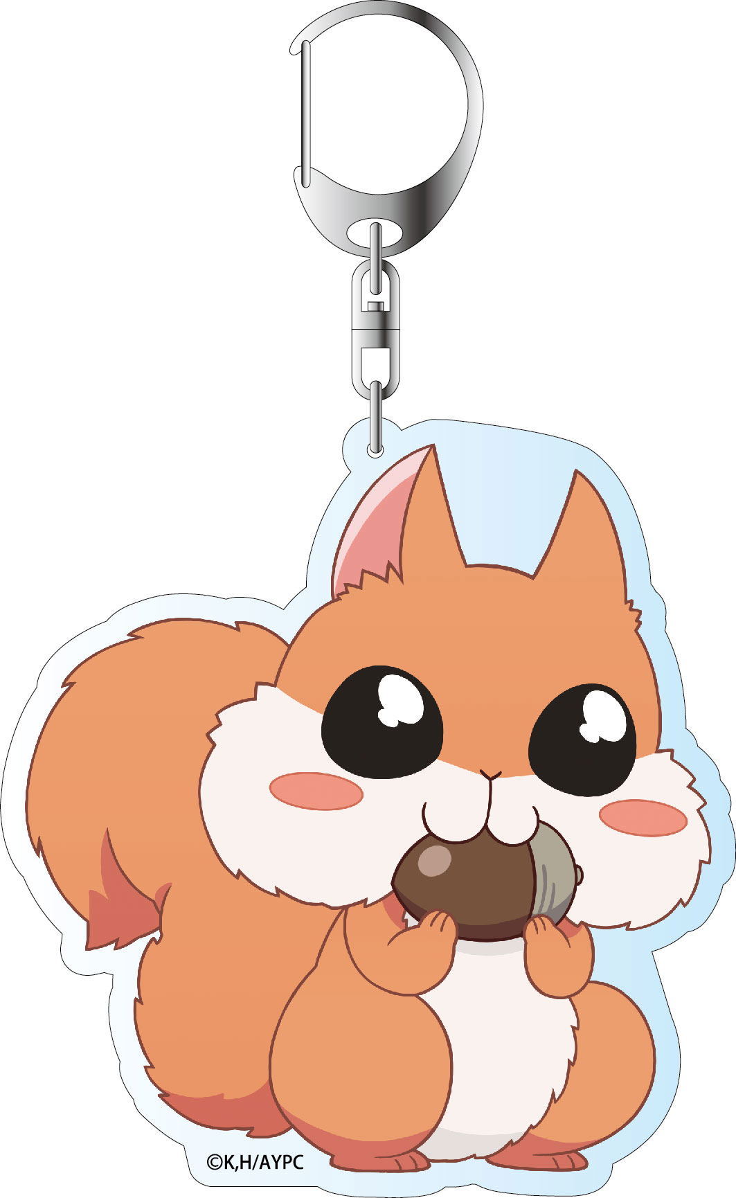 Akatsuki no Yona Deka Key Chain: Puni Chara Pukkyu