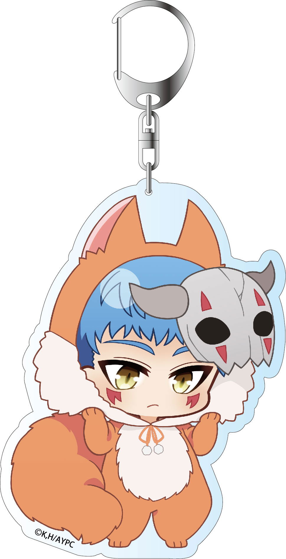 Akatsuki no Yona Deka Key Chain: Puni Chara Shin-Ah Pukkyu Ver.