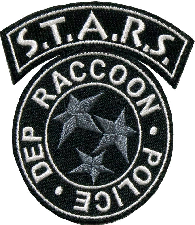 Resident Evil Patch - S.T.A.R.S. Embroidery/Monochrome