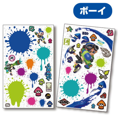 Splatoon Super BIG Kabe Deco Wall Sticker: Boy