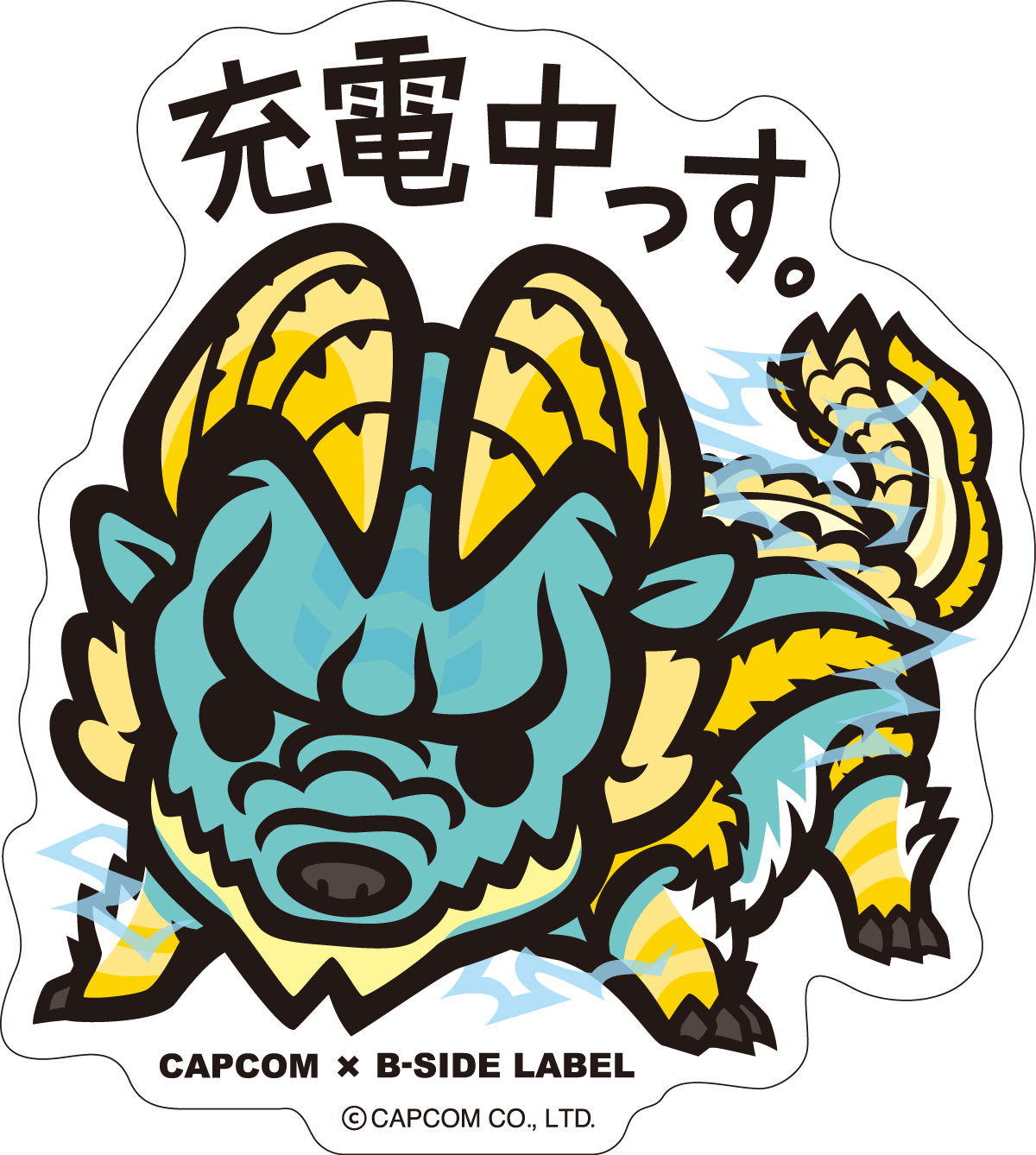 CAPCOM x B-SIDE Label Sticker: Monster Hunter Judenchussu (Re-run)