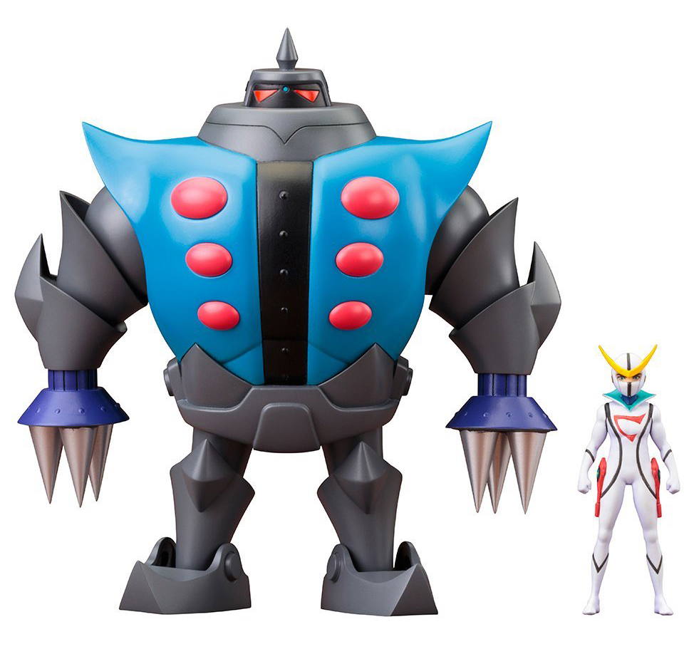 Showa Mokei Shonen Club Casshan: Tsume Robot with Casshan Mini Figure