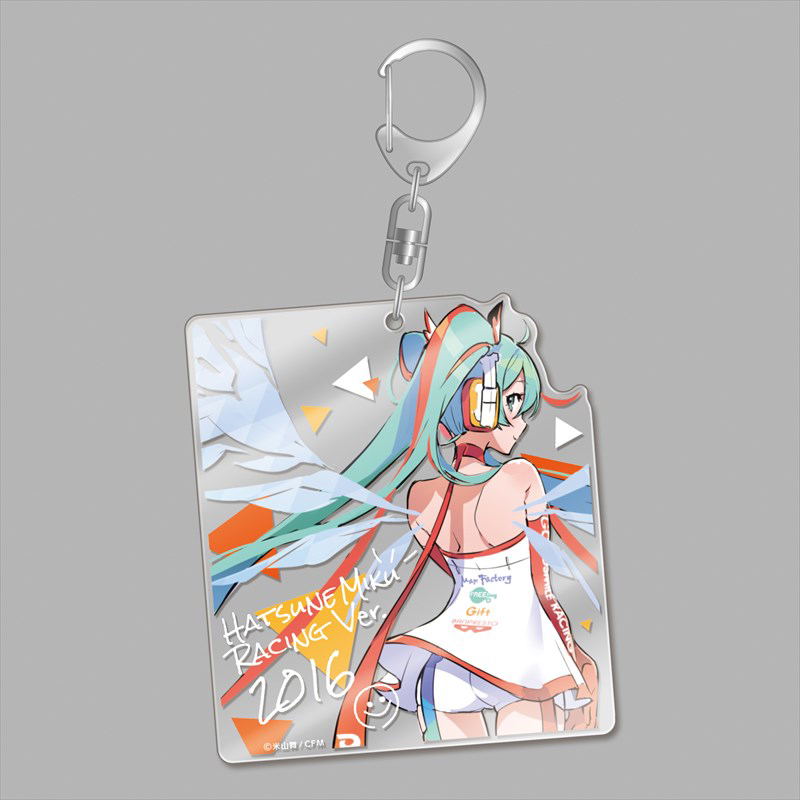 Hatsune Miku GT Project Hatsune Miku Racing Ver. 2016 Deka Acrylic Key ...