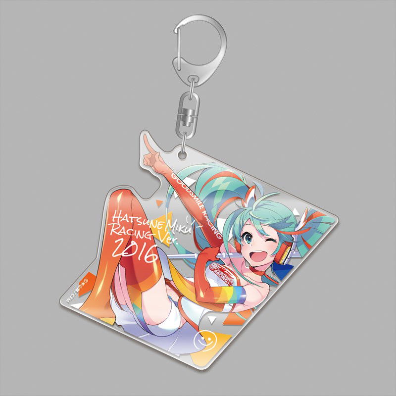 Hatsune Miku GT Project Hatsune Miku Racing Ver. 2016 Deka Acrylic Key ...
