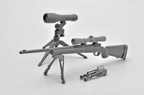 Little Armory 1/12 Scale Plastic Model Kit: LA020 M24SWS Type