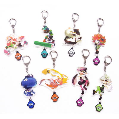 Splatoon Acrylic Key Chain with Squid Rubber Vol. 3 (Set of 8 pieces)