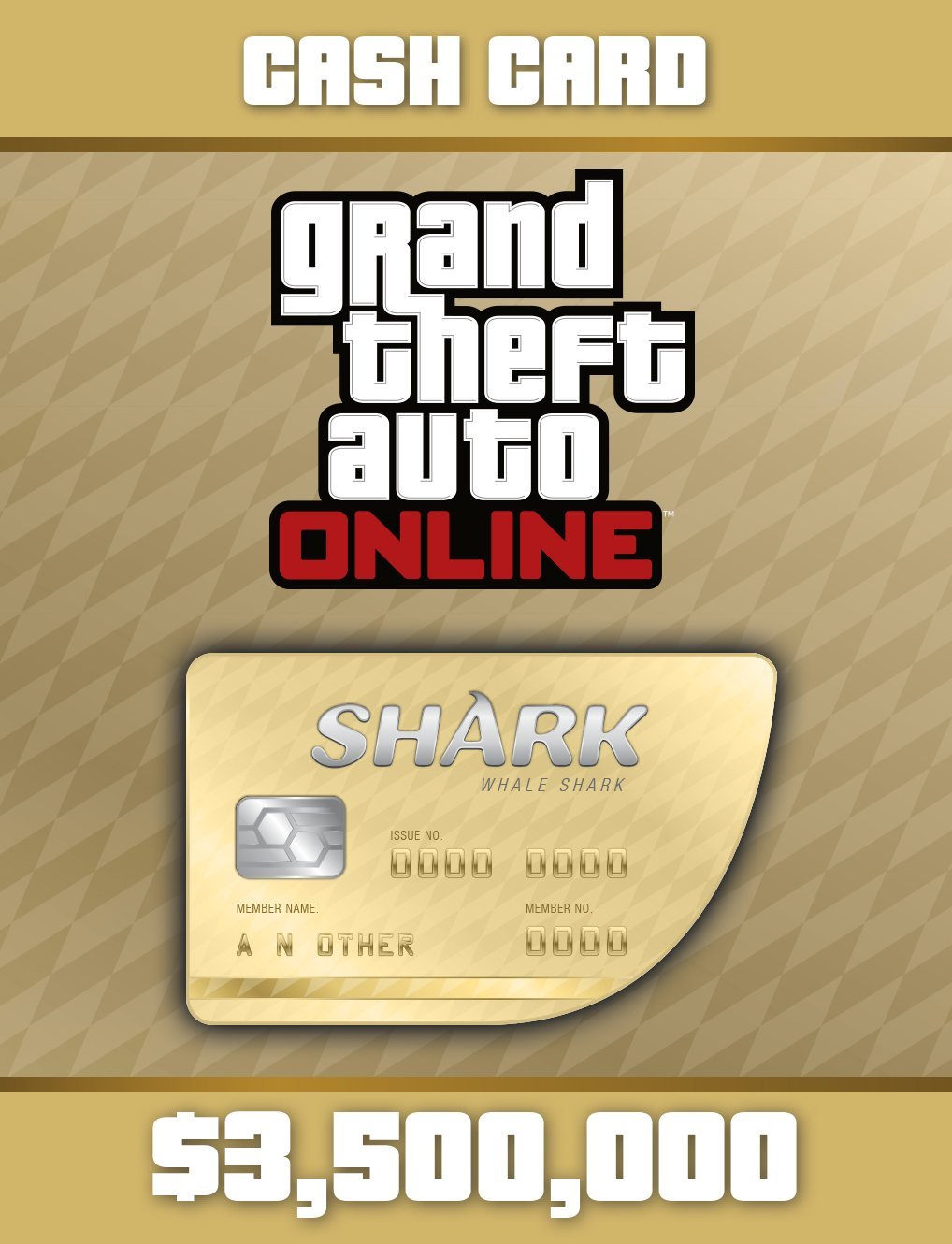 Grand Theft Auto Online: Whale Shark Cash Card digital for Windows