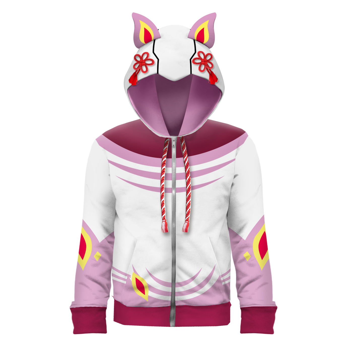 Monster Hunter X Full Zip Parka: Mitsune Style (S Size)