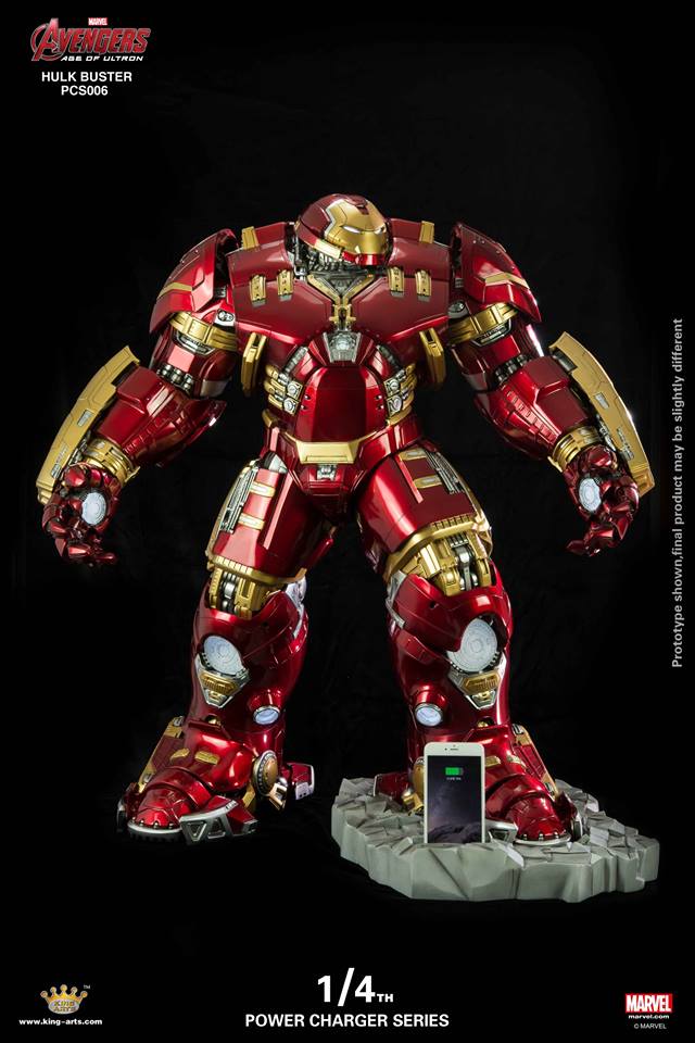 King Arts Avengers Age of Ultron 1/4 Power Charger Series: Hulkbuster