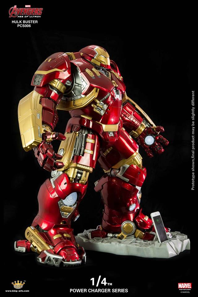 King Arts Avengers Age of Ultron 1/4 Power Charger Series: Hulkbuster