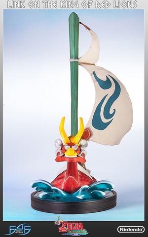 Legend of Zelda The Wind Waker Statue: Link on The King of Red Lions