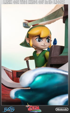 Legend of Zelda The Wind Waker Statue: Link on The King of Red Lions
