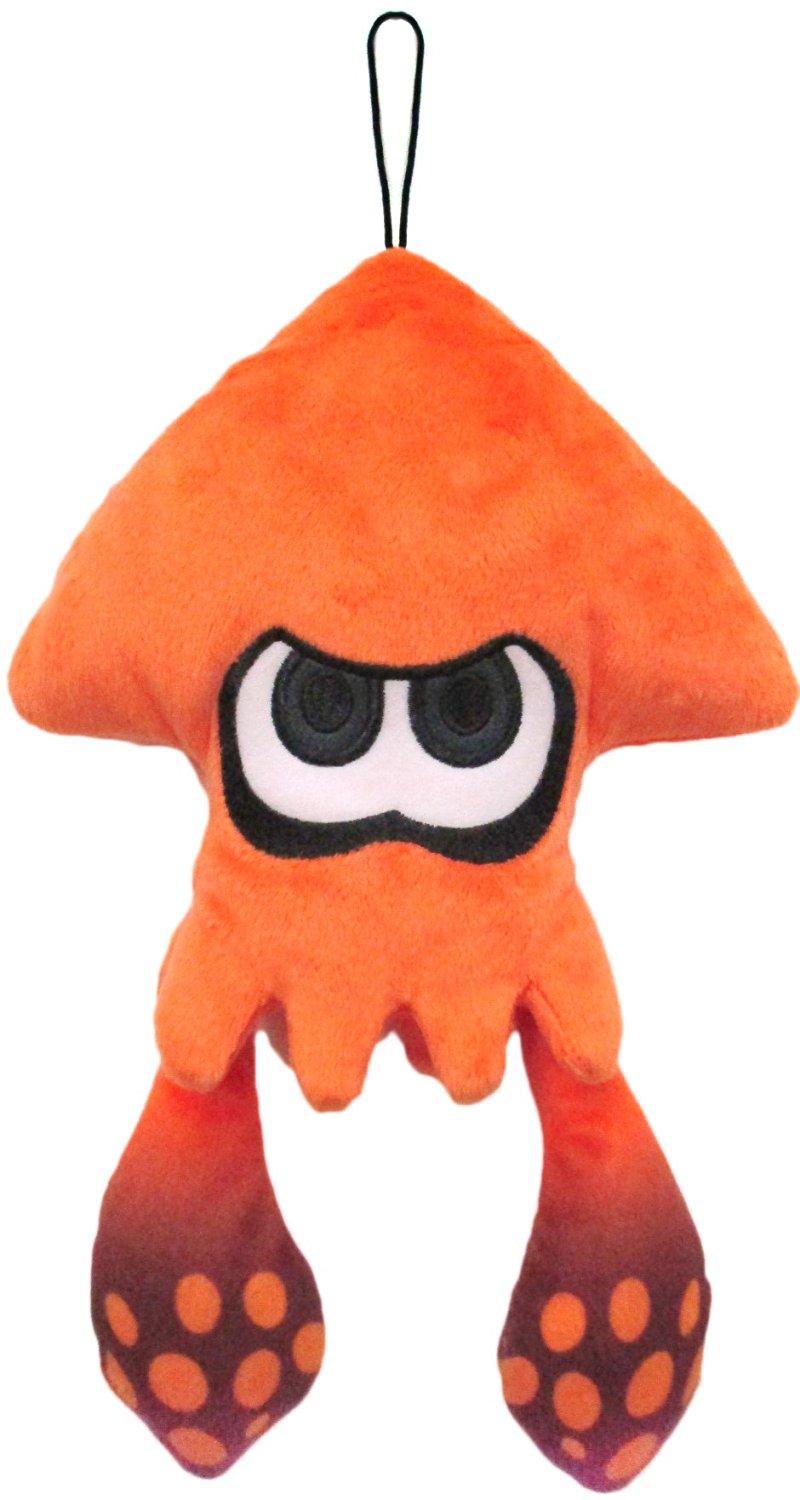 Splatoon All Star Collection Plush: Orange Splatoon Squid (S)