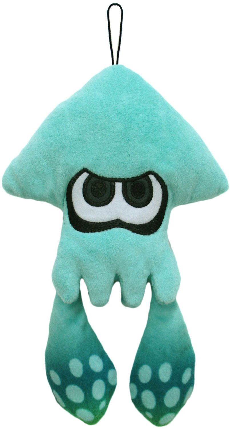 Splatoon All Star Collection Plush: Turquoise Splatoon Squid (S)