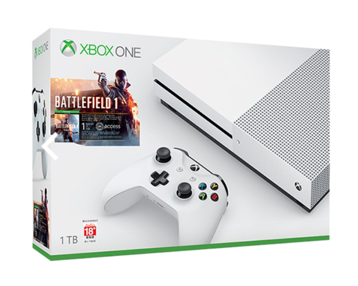 Xbox One S Battlefield 1 Bundle (1TB Console)