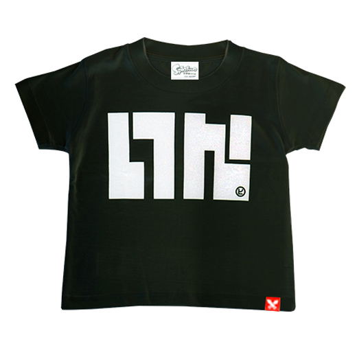 Splatoon - Ika Logo T-shirt Black - Kids Size 110cm