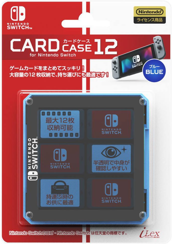 Nintendo Switch Card Case 12 (Blue) for Nintendo Switch