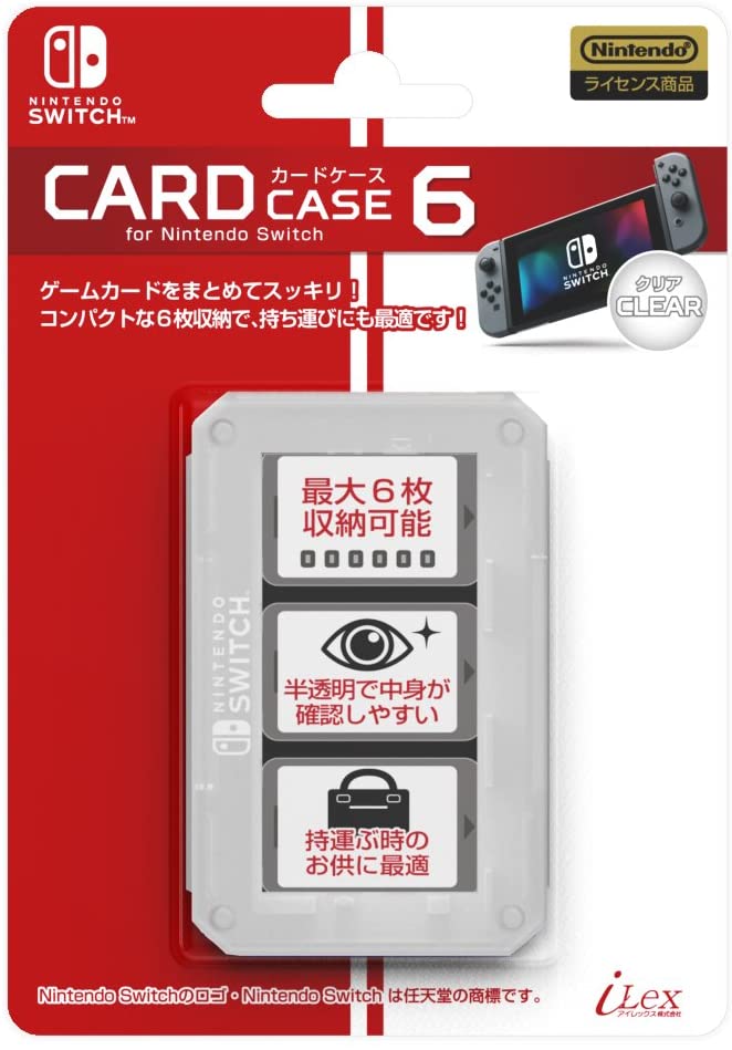 Nintendo Switch Card Case 6 (Clear) for Nintendo Switch