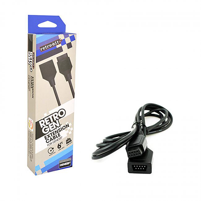 Genesis Controller Extension Cable for Sega Mega Drive / Sega Genesis