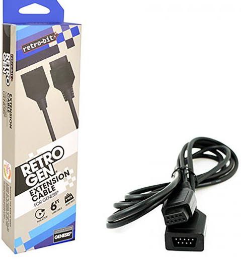 Genesis Controller Extension Cable for Sega Mega Drive / Sega Genesis