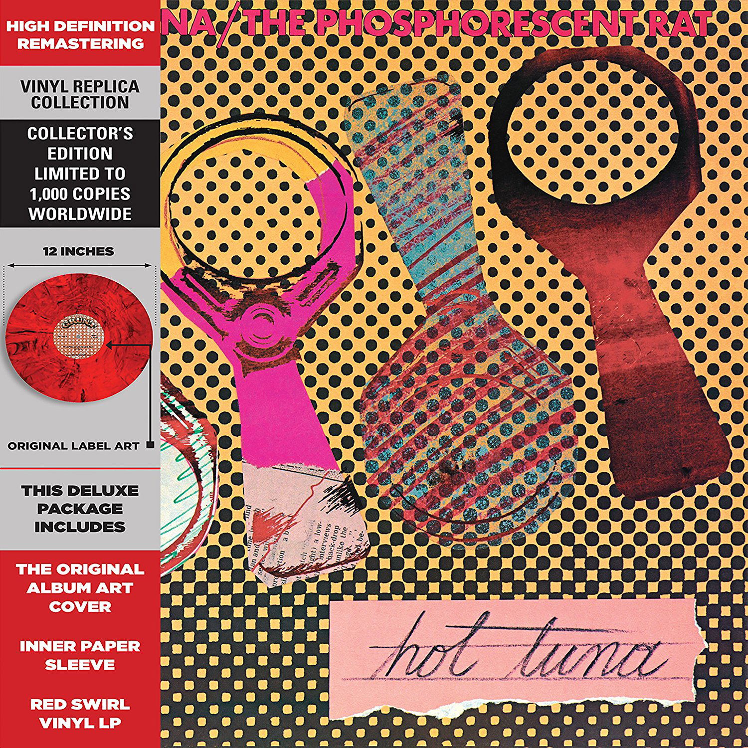 The Phosphorescent Rat - Red Swirl Vinyl [Limited Edition] (Hot Tuna)