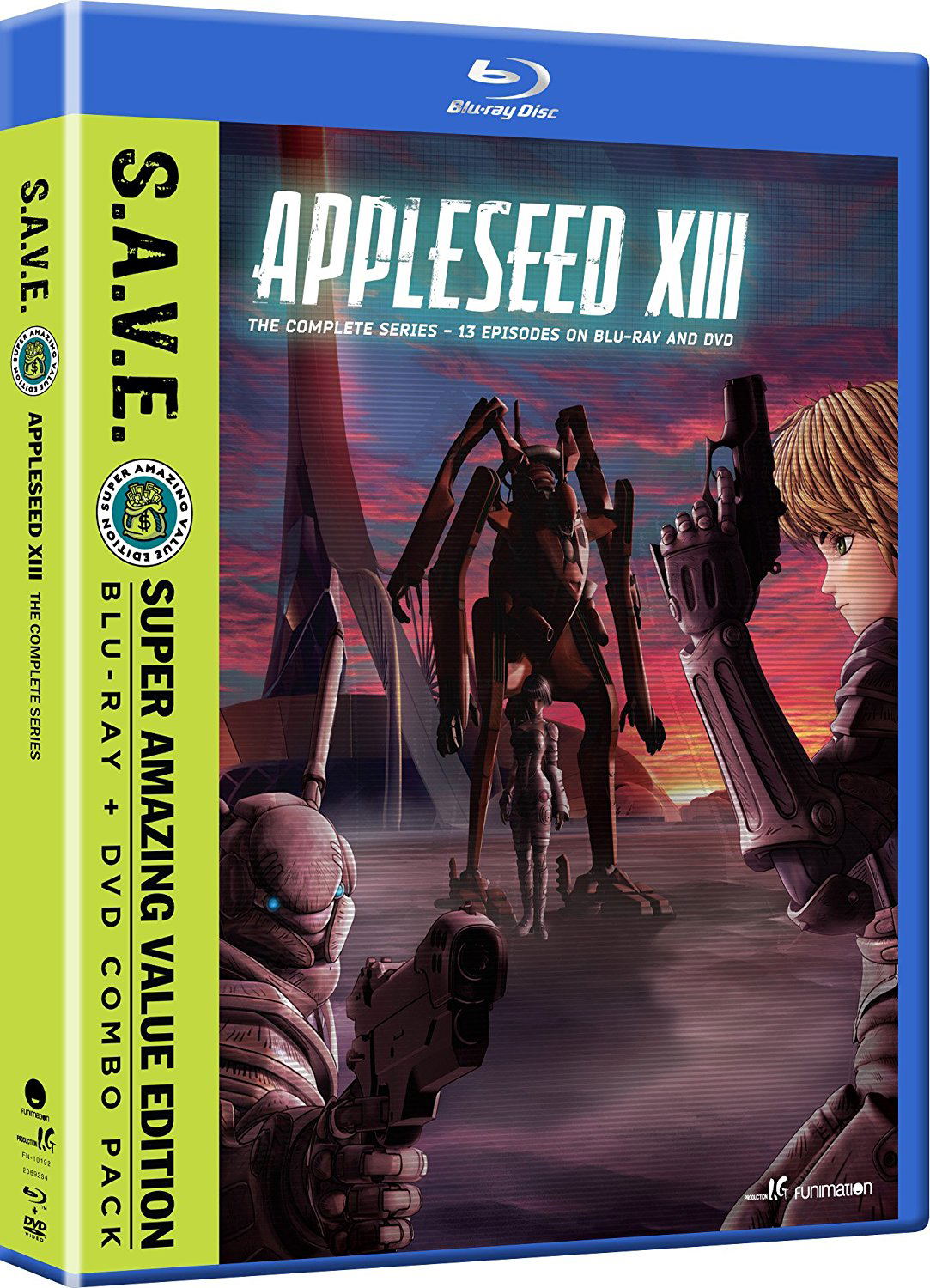 Appleseed XIII: The Complete Series - SAVE [Blu-ray+DVD]