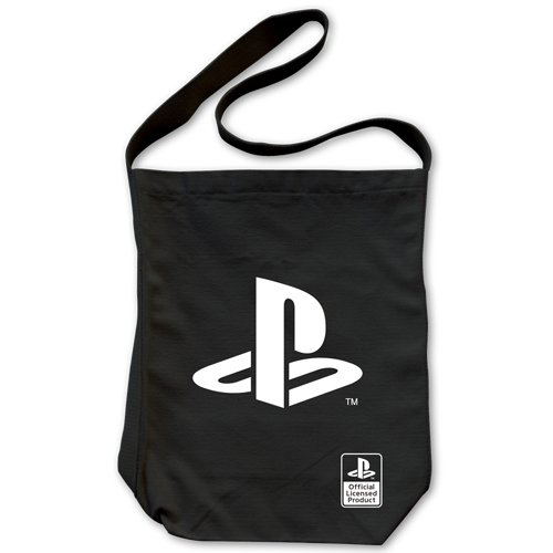 PlayStation Logo Shoulder Tote Bag Black