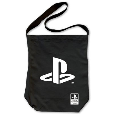 PlayStation Logo Shoulder Tote Bag Black