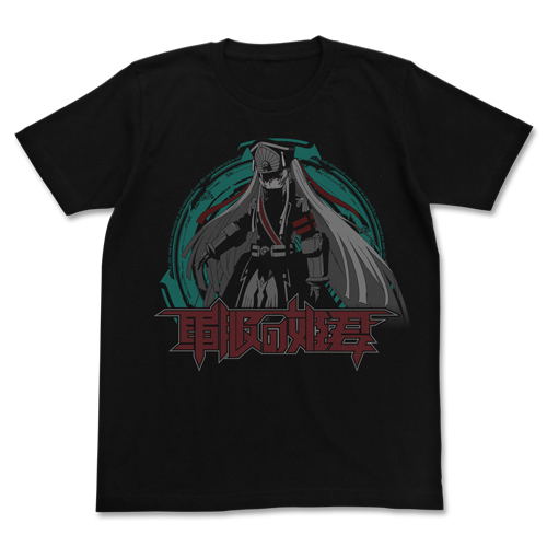 Re:Creators Military Uniform Princess T-shirt Black (S Size)