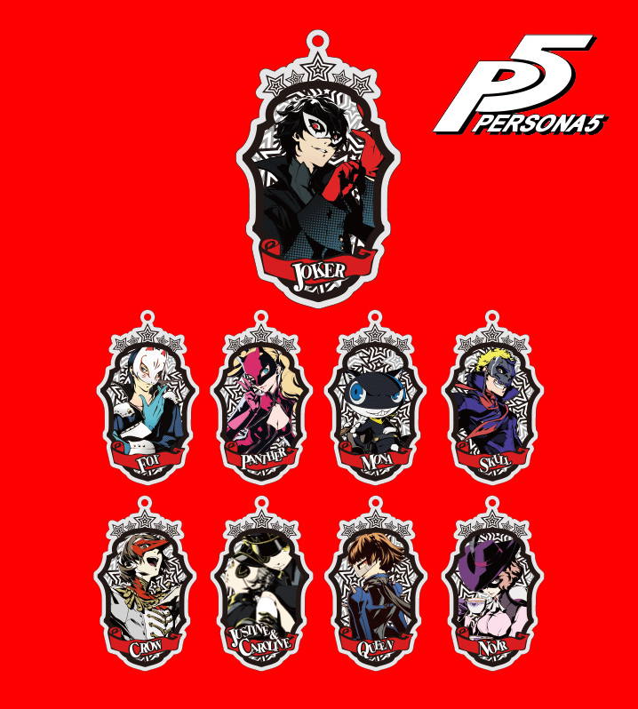 Persona 5 Trading Emblem Acrylic Key Holder (Random Single)