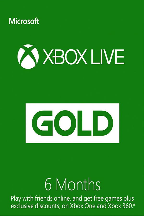 Xbox Live Gold 6 Month Membership GLOBAL digital สำหรับ Xbox360, Xbox One