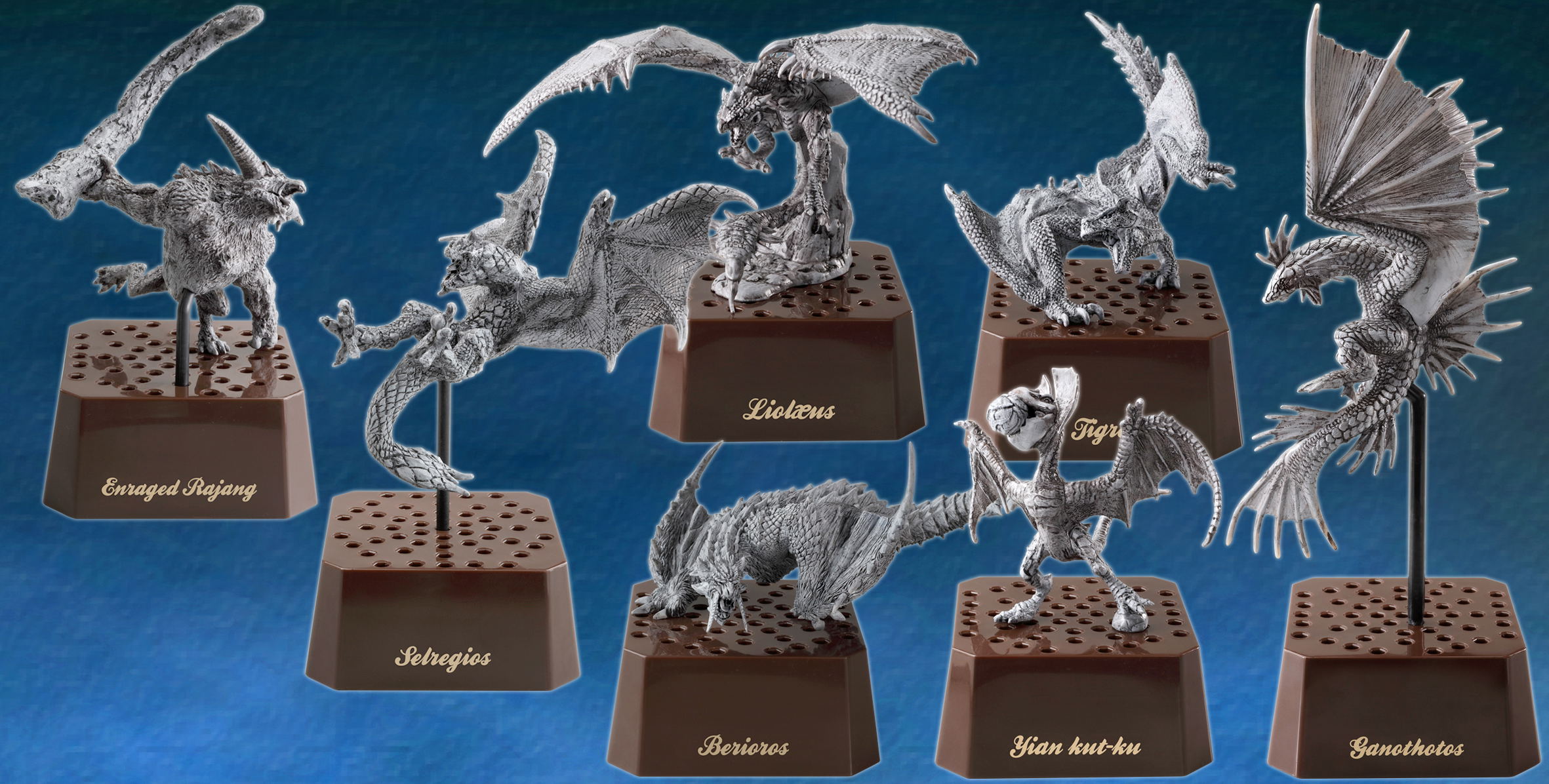 Capcom Figure Builder Monster Hunter Stone Model Vol. 3 (Set of 6 pieces)