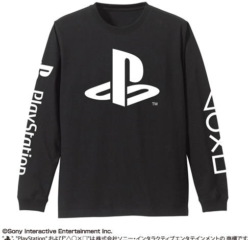 PlayStation Long Sleeve T-shirt Black (L Size)