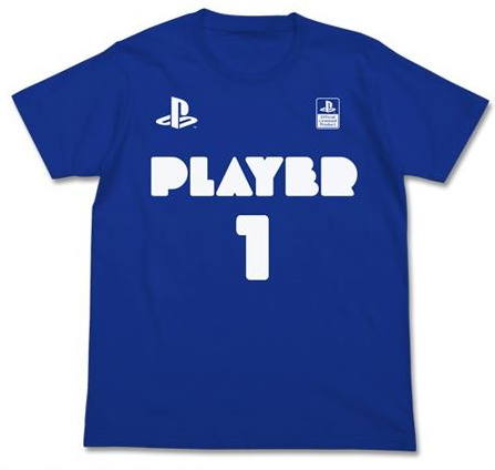 PlayStation - Player 1 T-shirt Royal Blue (S Size)