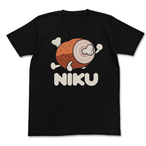 Taiko No Tatsujin - Niku T-shirt Black (XL Size)