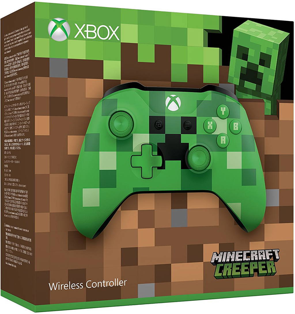 Xbox Wireless Controller (Minecraft Creeper) for PC, XONE, Xbox One S ...