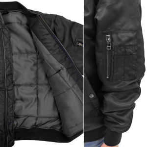 The Super Dimension Fortress Macross - Roy Focker MA-1 Jacket Black (XL ...