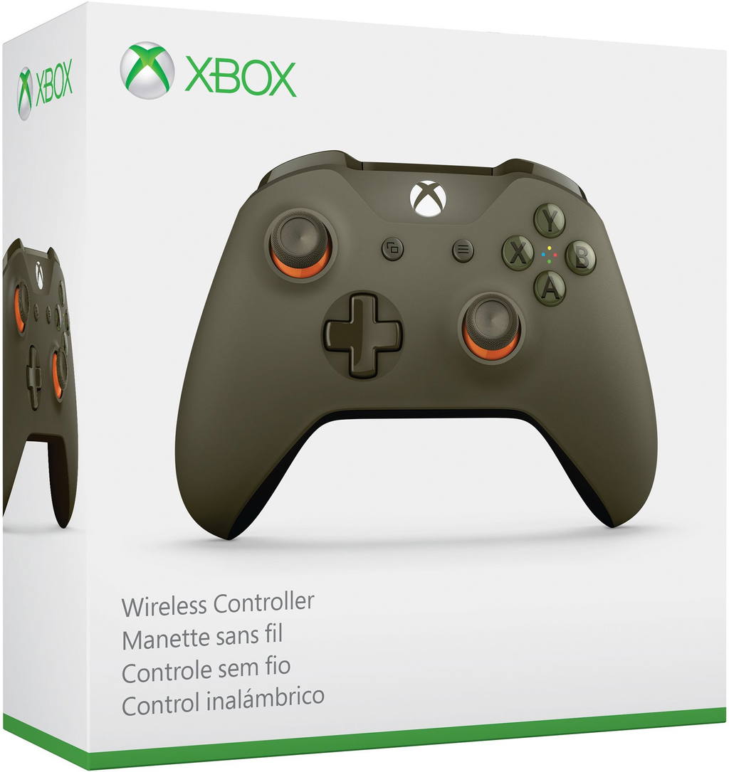 Xbox Wireless Controller (Green x Orange) for PC, XONE, Xbox One S, XONE X