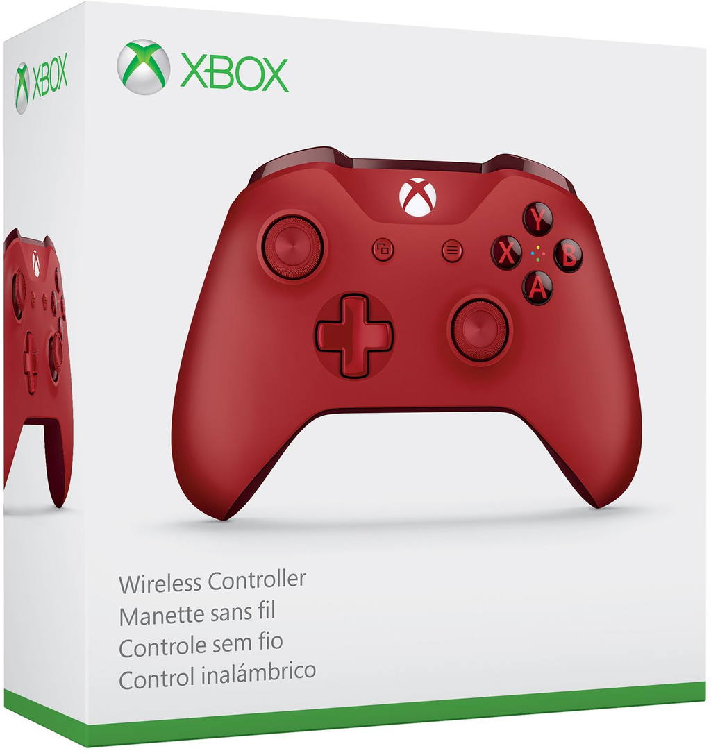 Xbox Wireless Controller (Red) for PC, XONE, Xbox One S, XONE X