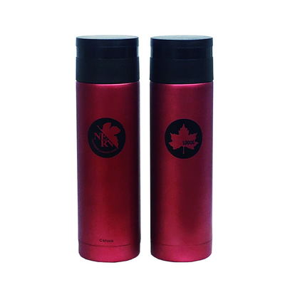 Rebuild Of Evangelion Eva & Logos Slim My Bottle Red (300ml)