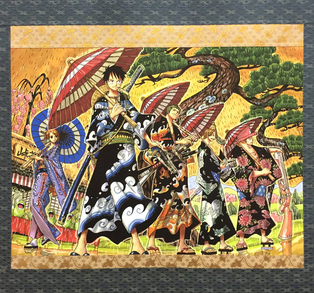 One Piece First-class Wall Scroll: Hanamichi